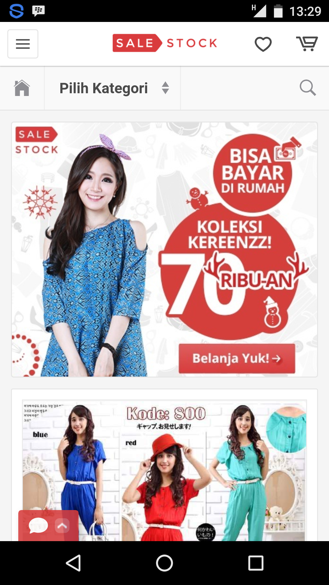 SALE STOCK: Kelas Butik, Harga Pabrik - Sinyal Magazine