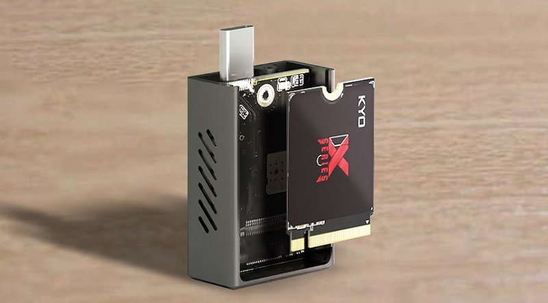 SSD Portable KYO Mini X 10 Gbps Dilengkapi Kipas - Sinyal Magazine